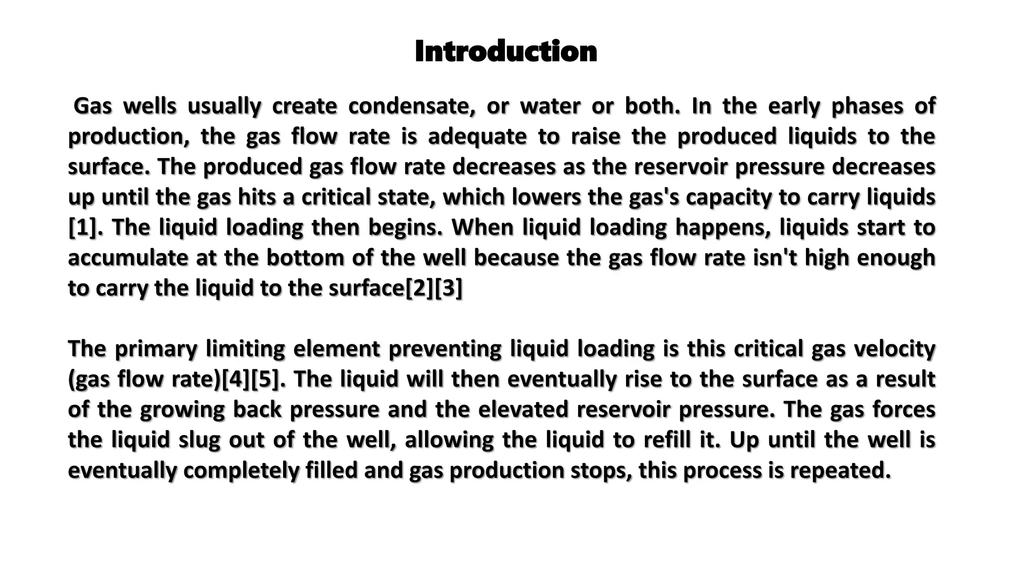 predecting the problem of liquid oading in gas wellsl .pptx | Physics ...