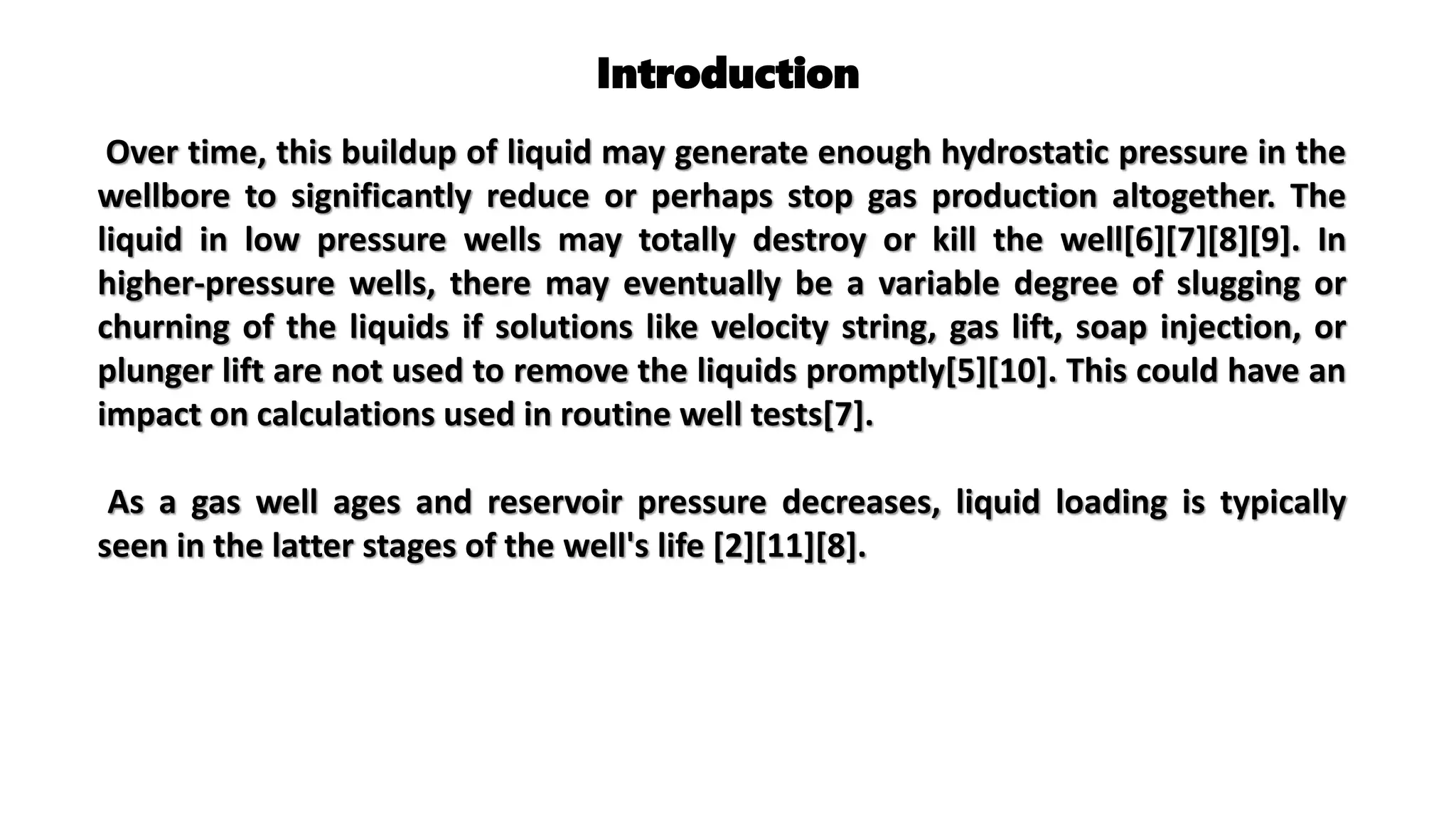 predecting the problem of liquid oading in gas wellsl .pptx | Physics ...