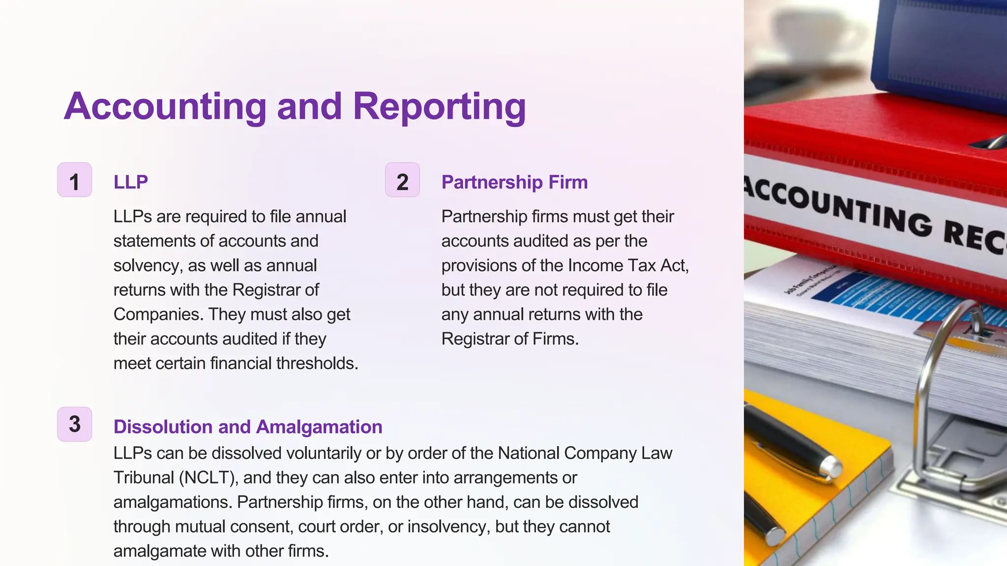 Difference between LLP, Partnership, and Company | PPTX