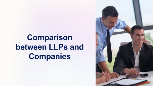 Difference between LLP, Partnership, and Company | PPTX | Legal Services Industry | Industries