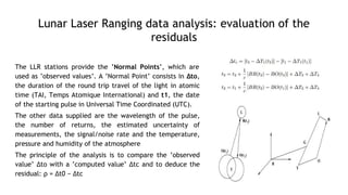 Lunar Laser Ranging | PDF