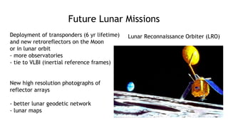 Lunar Laser Ranging | PDF