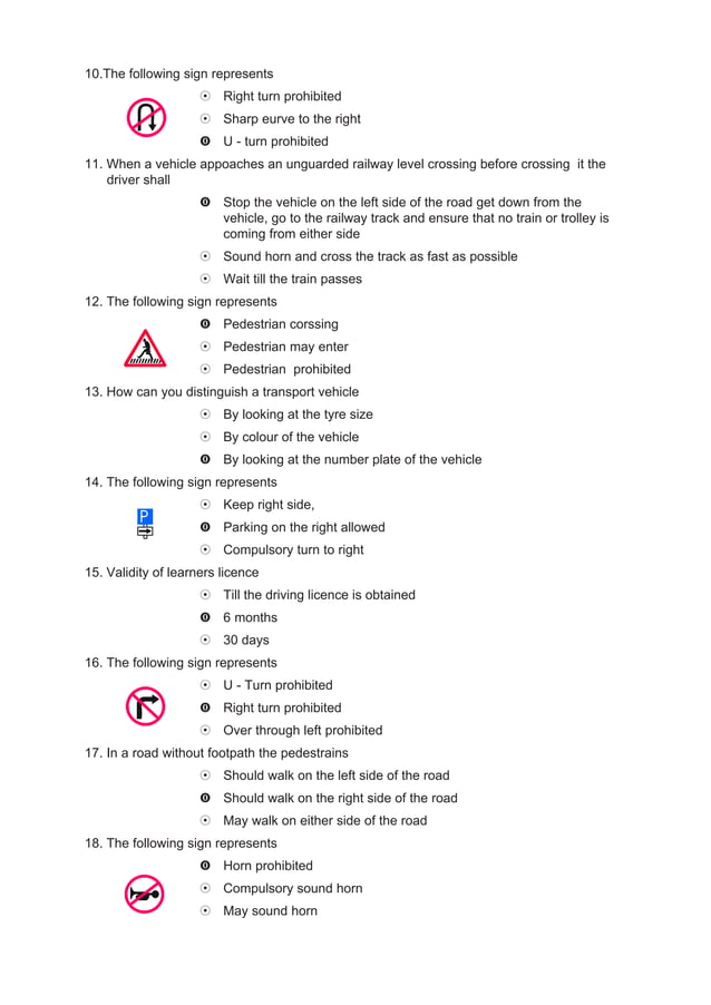 Llr test | PDF | Auto Safety | Automotive