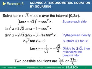 inverse circular functions and trigonometric equations | PPT