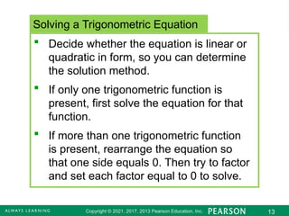 inverse circular functions and trigonometric equations | PPTX