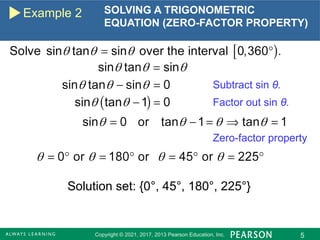 inverse circular functions and trigonometric equations | PPT