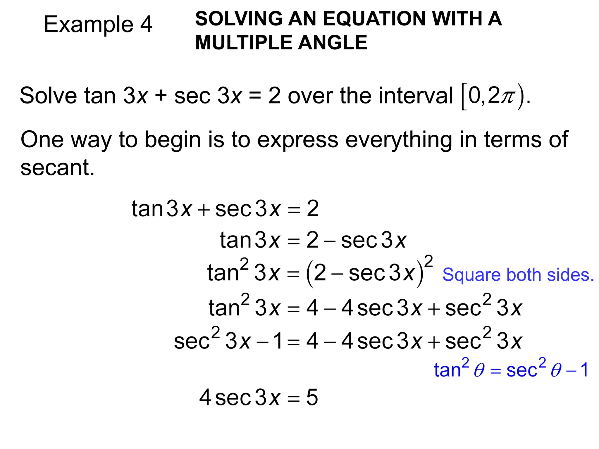 trigonometric equations involving half angles and multiple angles | PPTX