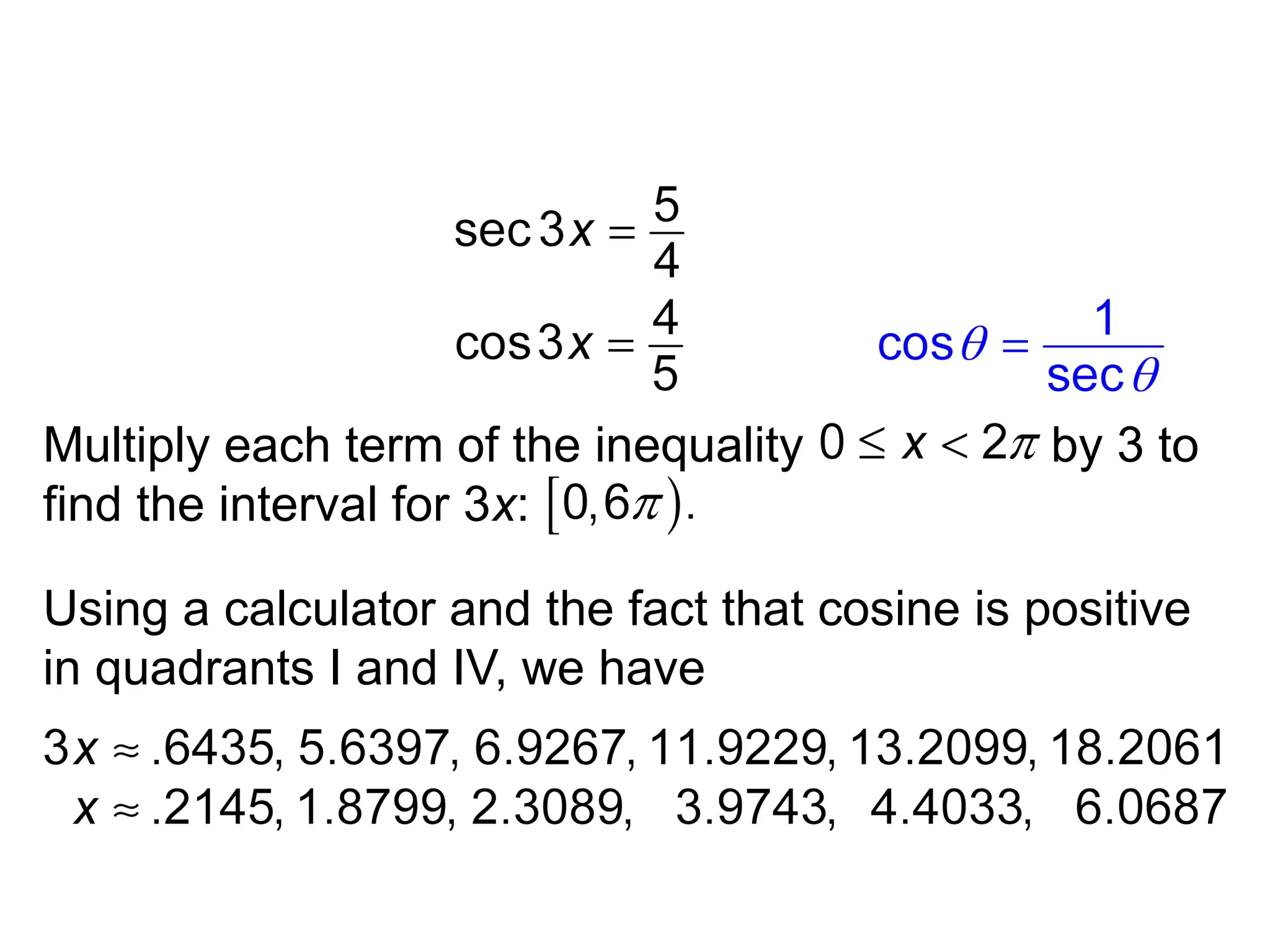 trigonometric equations involving half angles and multiple angles | PPTX