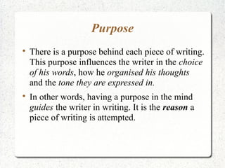 LL Upper Pri A - Establishing purpose and understanding organsation | PPT