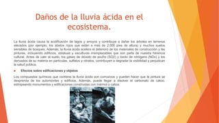LLuvia acida - equipo | PPTX