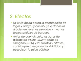 Lluvia ácida | PPT