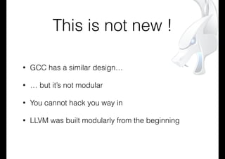 LLVM Internal Architecture par Michel Guillet | PPT