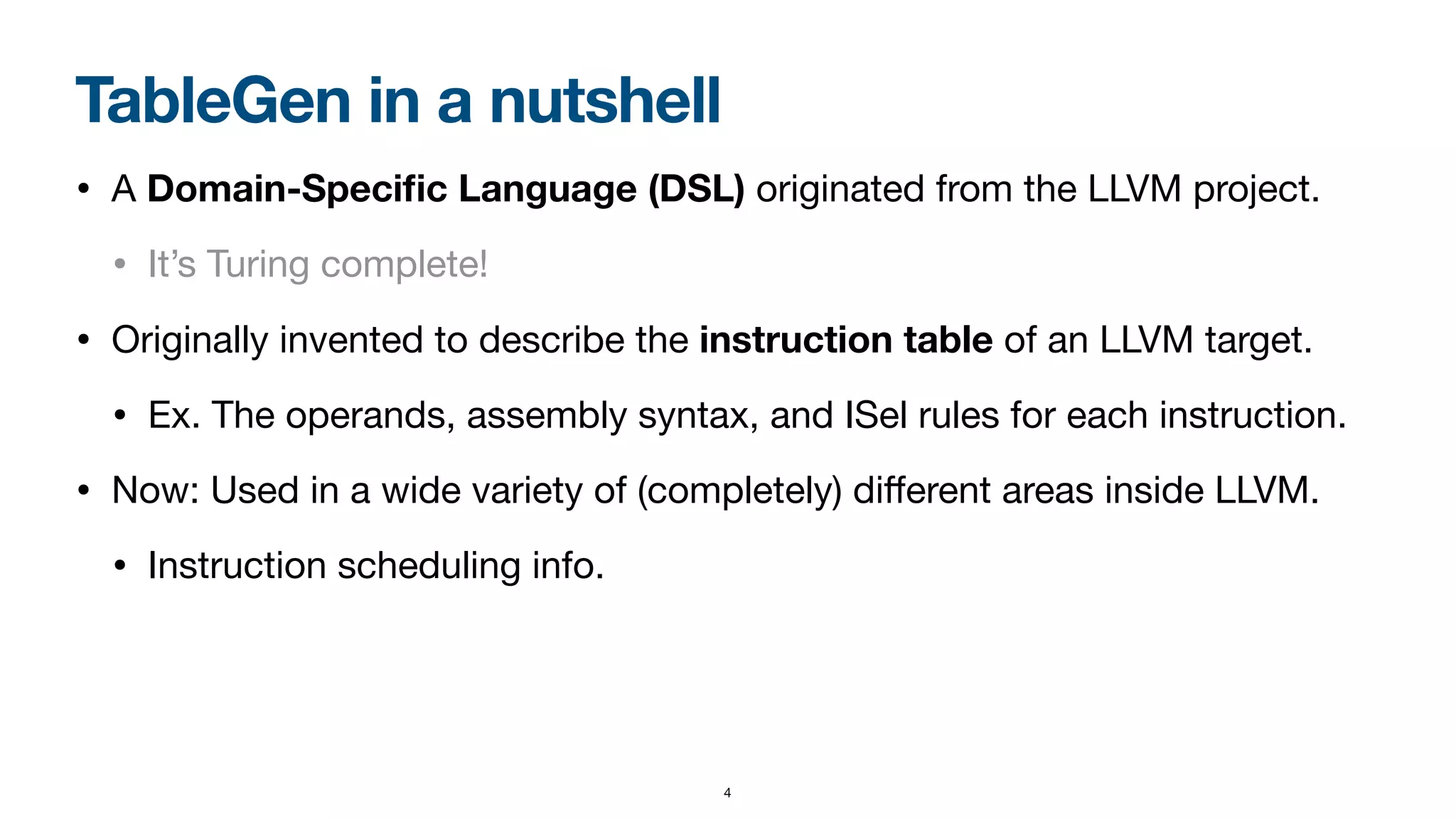 How to write a TableGen backend | PDF | Programming Languages | Computing