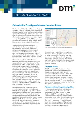 MetConsole Low-Level Windshear Alerting System (LLWAS) | PDF | Aviation ...