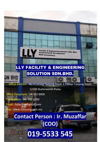 LLY FACILITY & ENGINEERING SOLUTION COMPANY PROFILE 2018 | PDF