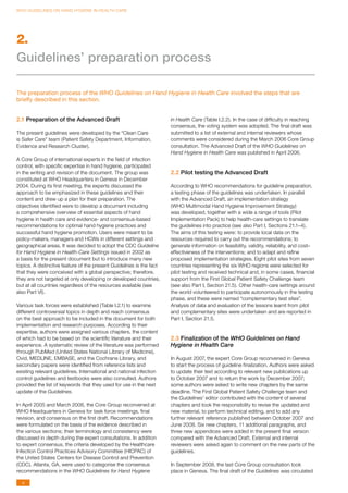 WHO GUIDELINES ON HAND HYGIENE IN HEALTH CARE | PDF