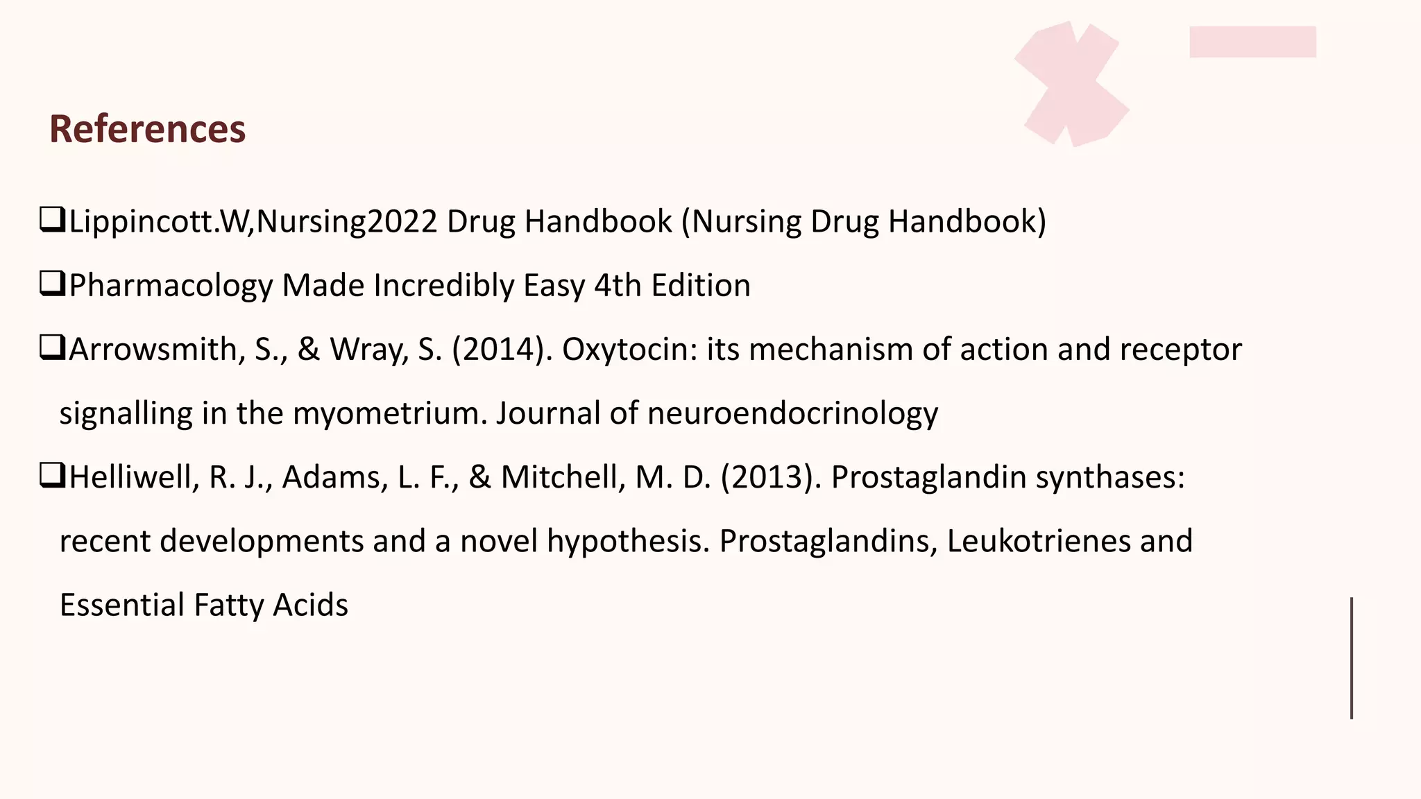 Common drugs used in labor | PPTX