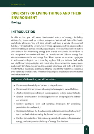 Comprehensive Study of Ecology: Interactions, Energy Flow, and ...