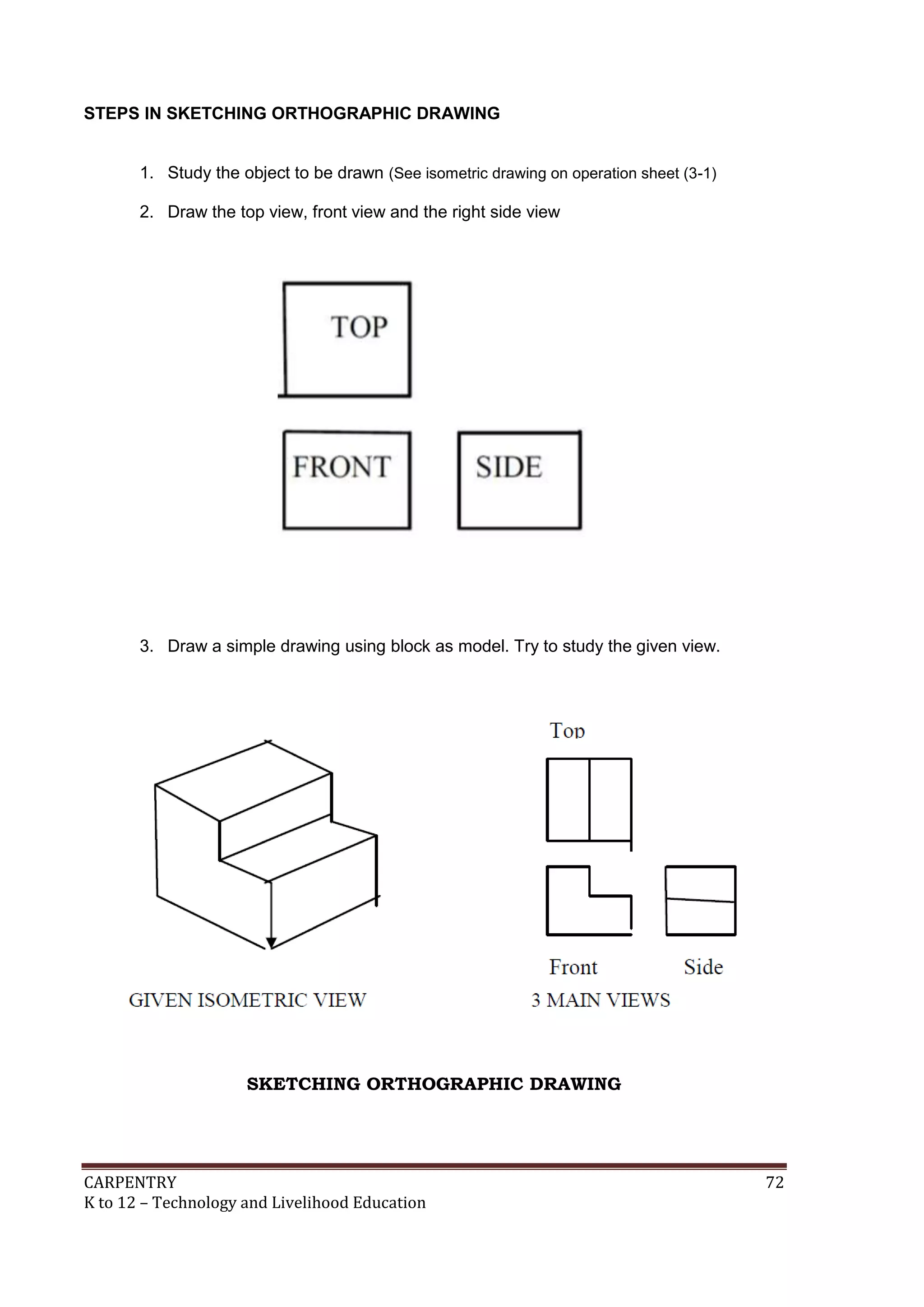 Carpentry Learning Module Grade 7 and Grade 8 Explanatory Course | PDF