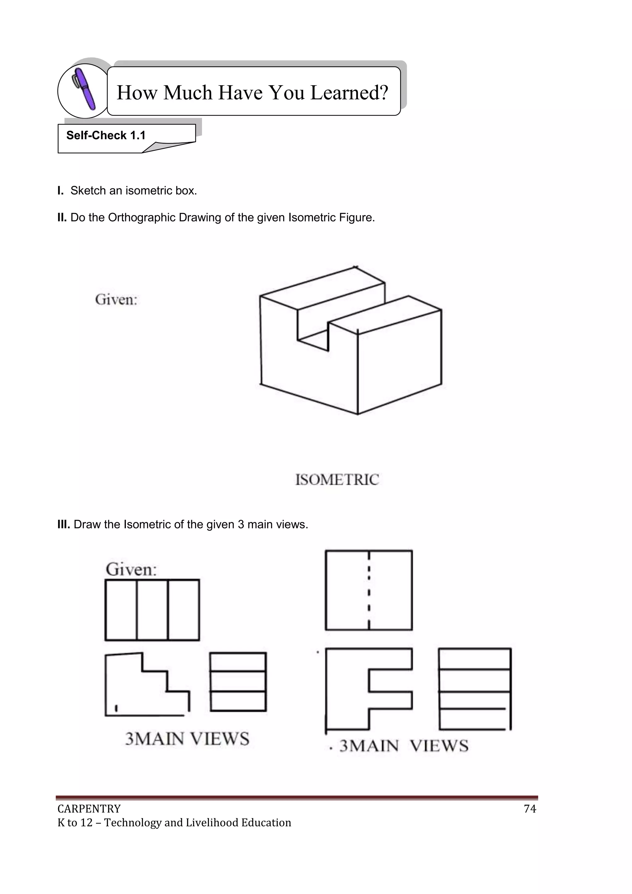 Carpentry Learning Module Grade 7 and Grade 8 Explanatory Course | PDF