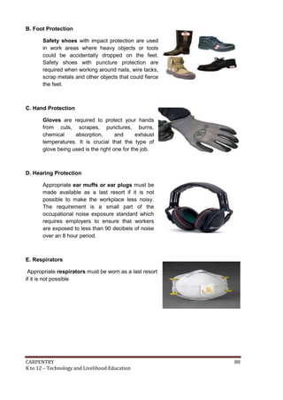 Carpentry Learning Module Grade 7 and Grade 8 Explanatory Course | PDF