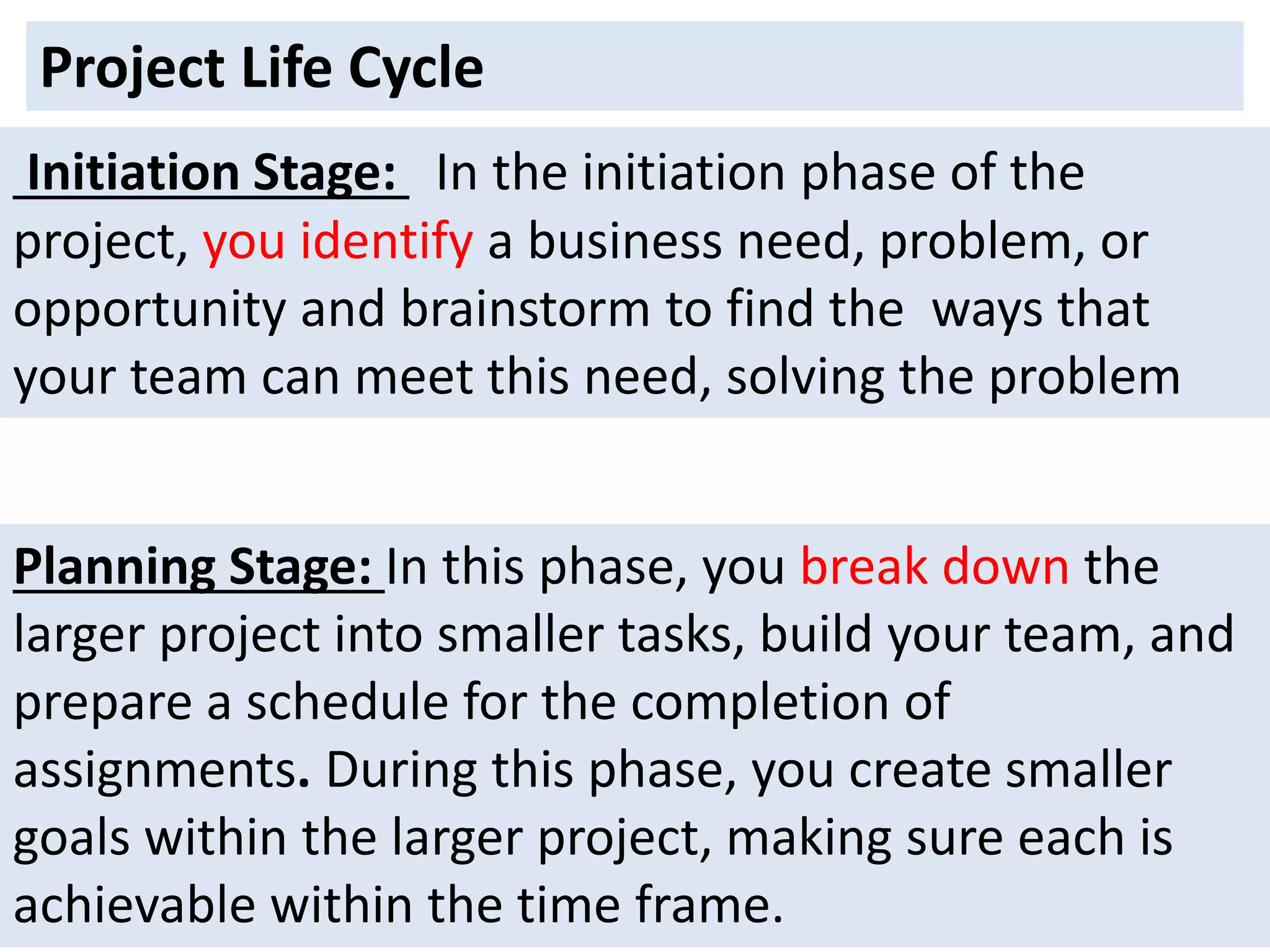 project life cycle | PPTX