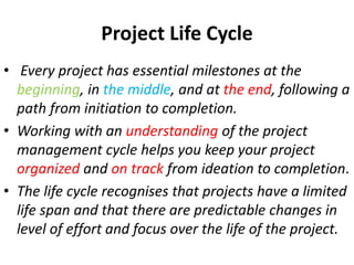 project life cycle | PPTX
