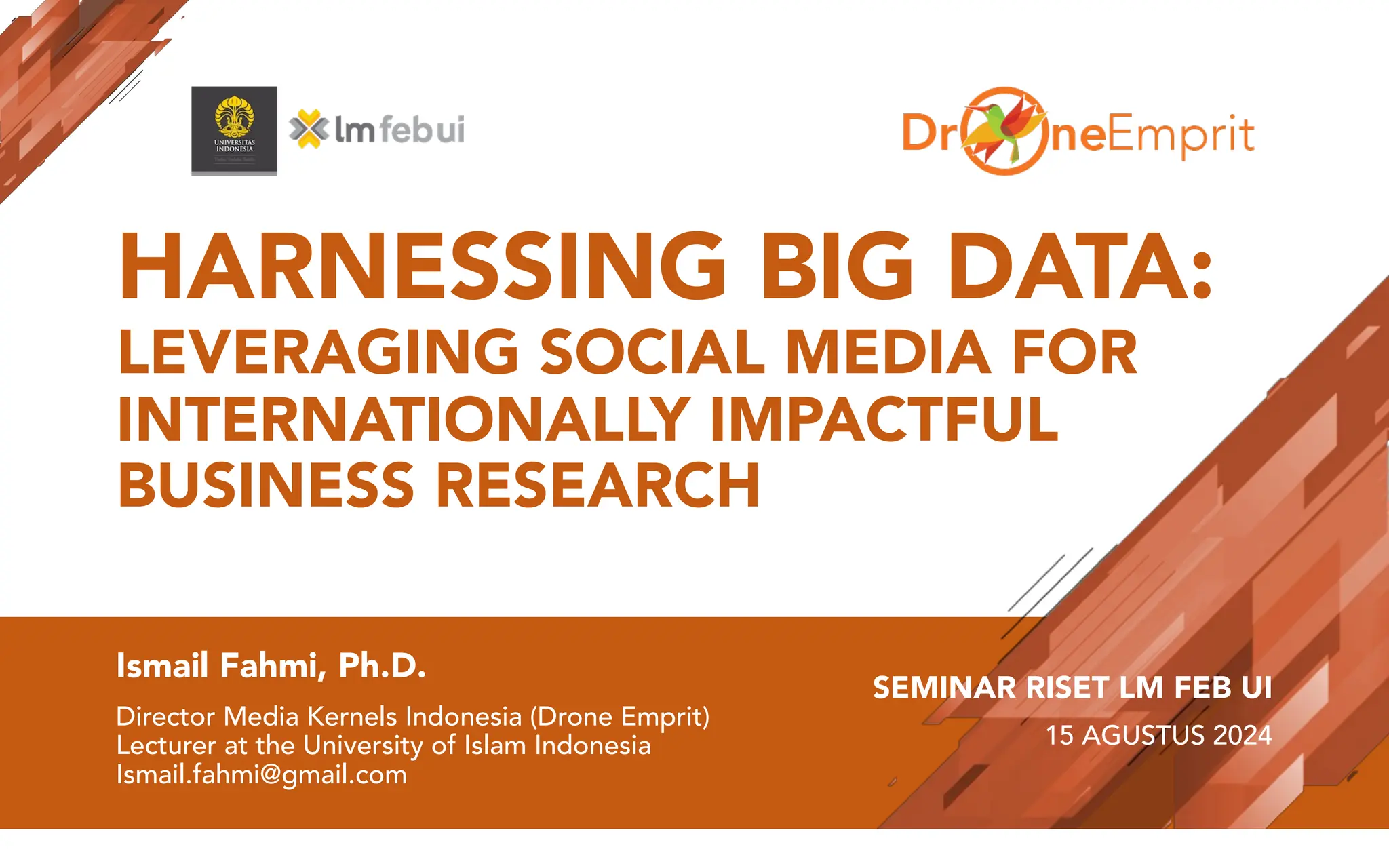HARNESSING BIG DATA: LEVERAGING SOCIAL MEDIA FOR INTERNATIONALLY IMPACTFUL BUSINESS RESEARCH | PPT