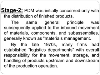 Logistics Management, BBA III Year Notes, Osmania University | PPT