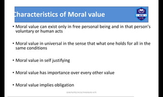 LM 1 - Human Values_Moral Values & Ethics_Integrity_Work Ethics (1).pptx