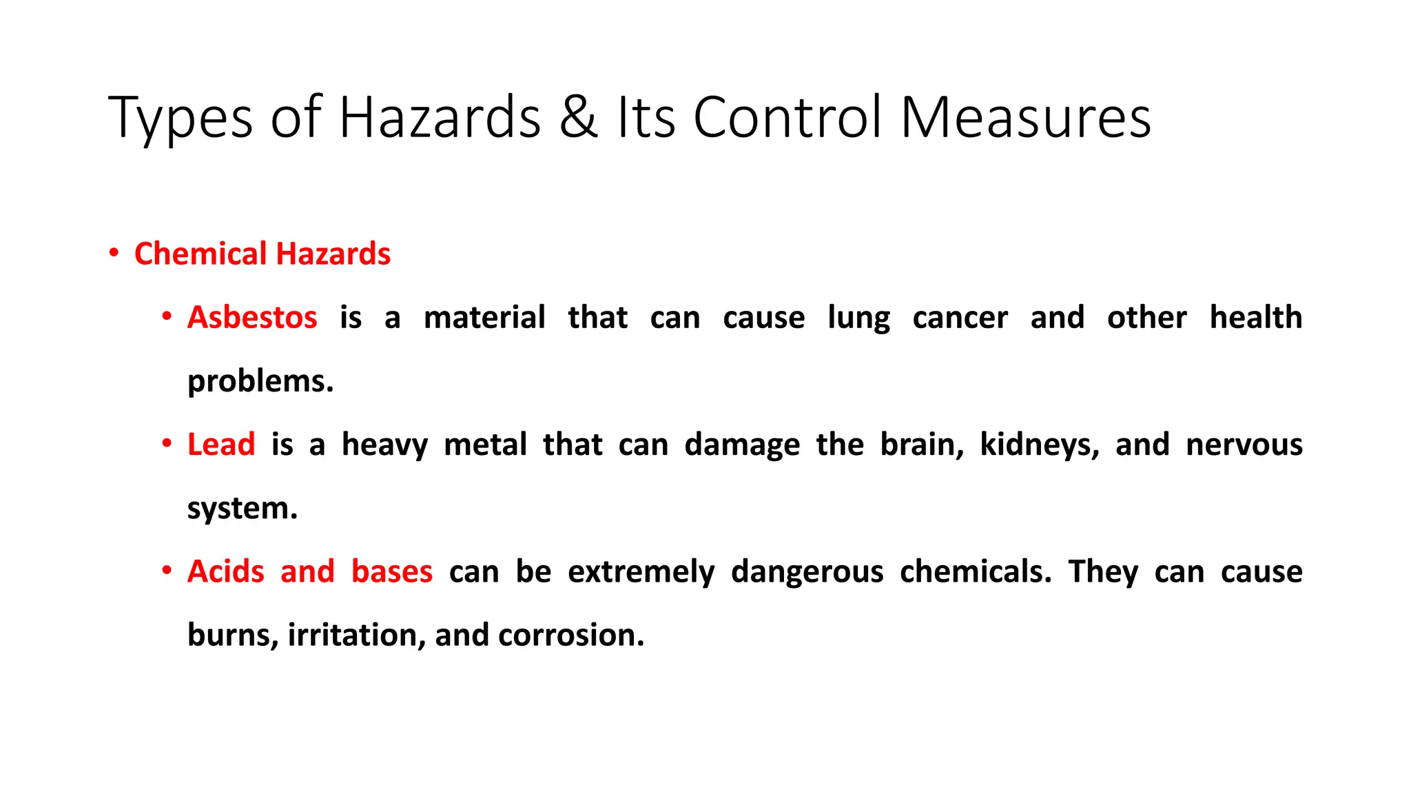 Safety Terminologies, measures, hazards and risks | PPTX