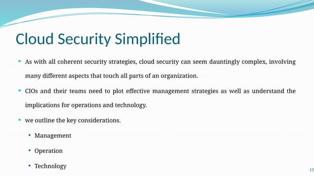 Cloud Computing Security Essentials for beginners | PPT