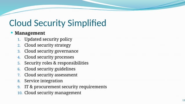 Cloud Computing Security Essentials for beginners | PPT