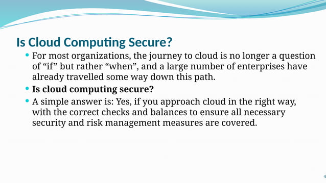 Cloud Computing Security Essentials for beginners | PPT