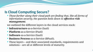 Cloud Computing Security Essentials for beginners | PPTX