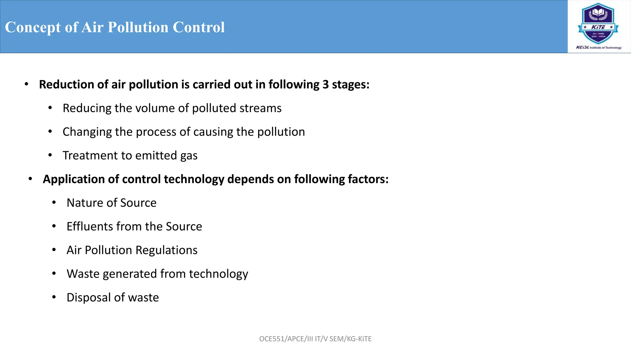 LM14,15 - Air Pollution Control, measures | PPT