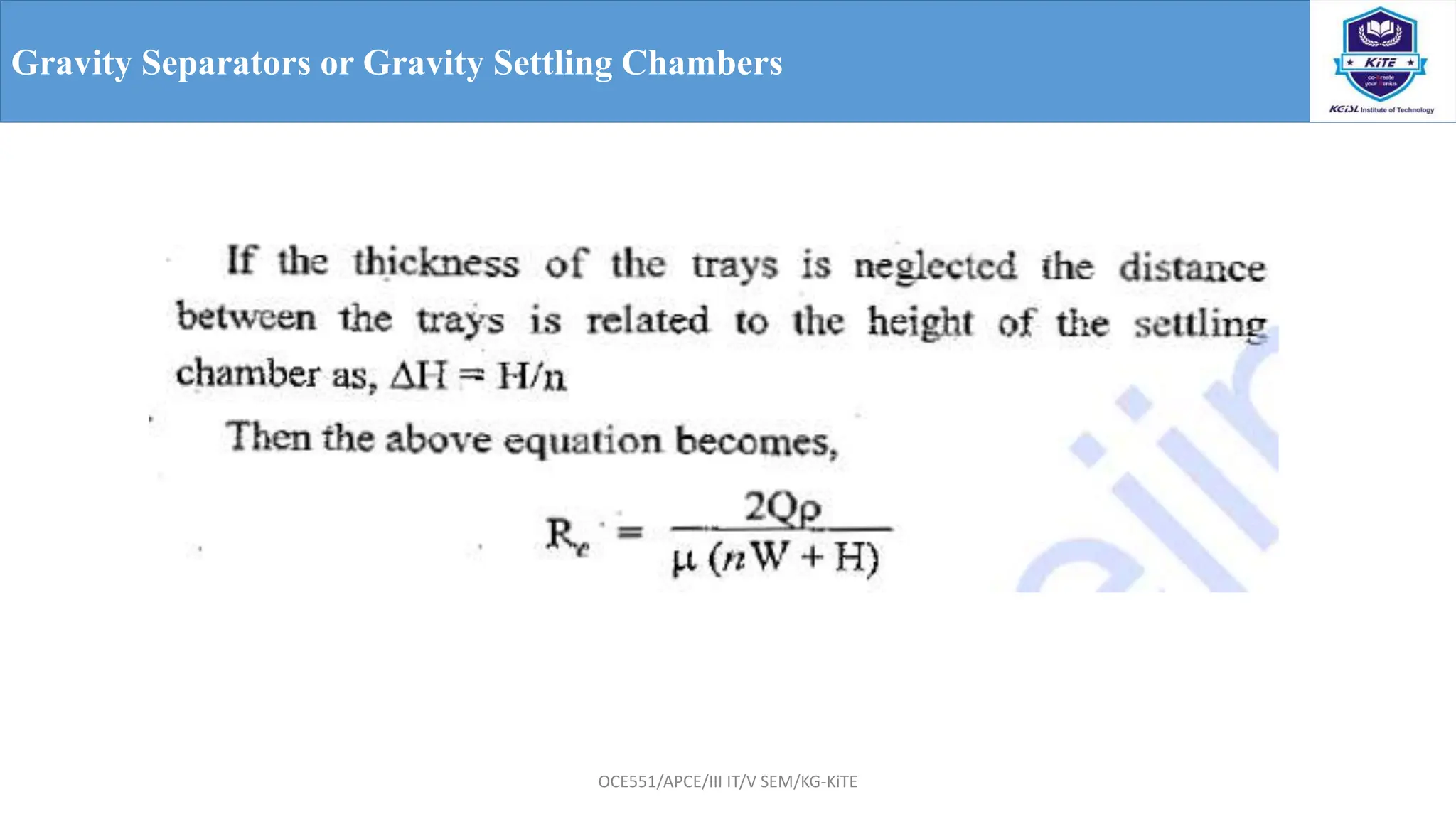 LM16 - Gravity Separators, methods, measures | PPTX