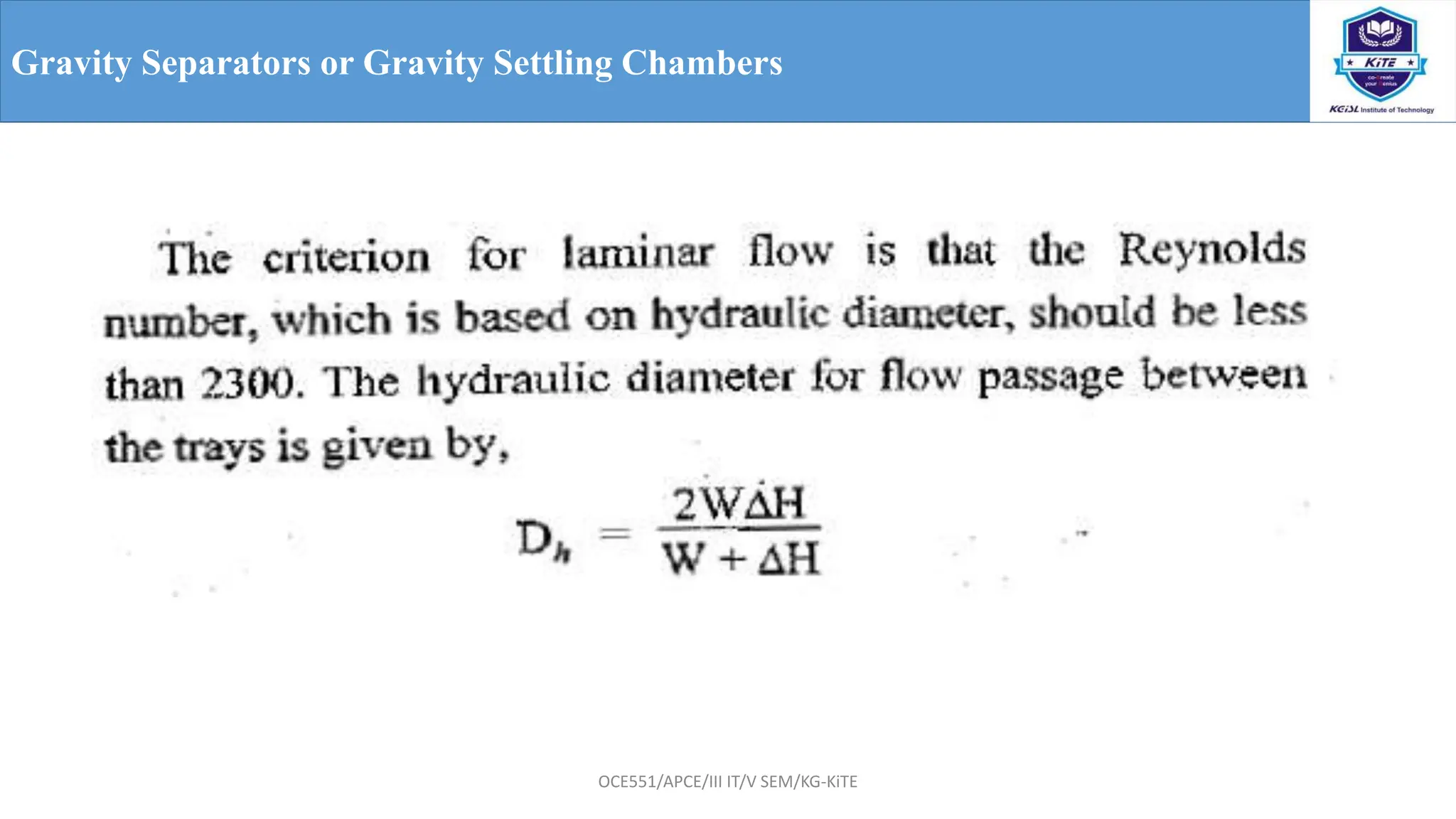 LM16 - Gravity Separators, methods, measures | PPTX