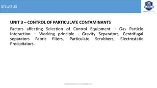 LM16 - Gravity Separators, methods, measures | PPTX