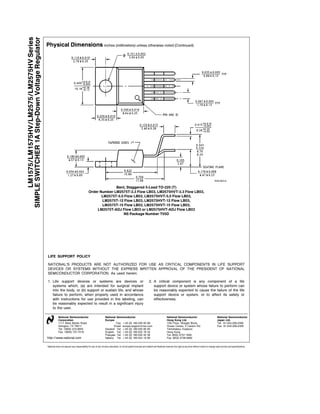 LM2575 Voltage Regulator Datasheet | PDF | Consumer Electronics | Technology & Computing