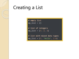 LM 28 - List (Operations, Slice, Methods).pptx
