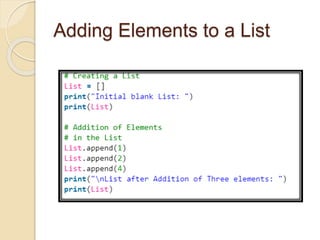 LM 28 - List (Operations, Slice, Methods).pptx
