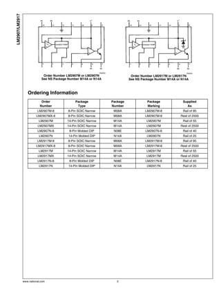 Lm2907 | PDF