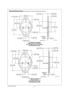 LM317 Adjustable Regulator Datasheet | PDF