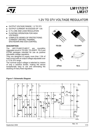 Lm 317 datasheet | PDF
