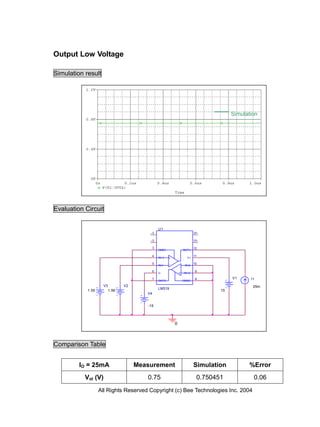 SPICE MODEL of LM319N in SPICE PARK | PDF