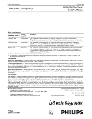 LM324 Low Power Quad Op Amps | PDF