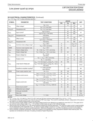 LM324 Low Power Quad Op Amps | PDF