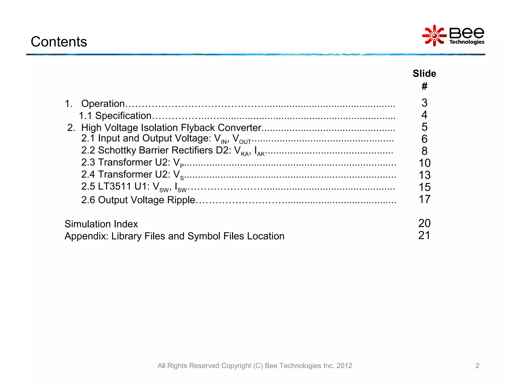 High Voltage Isolation Flyback Converter using LTspice | PPT