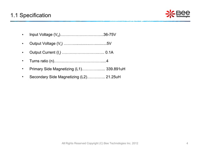 High Voltage Isolation Flyback Converter using LTspice | PPT